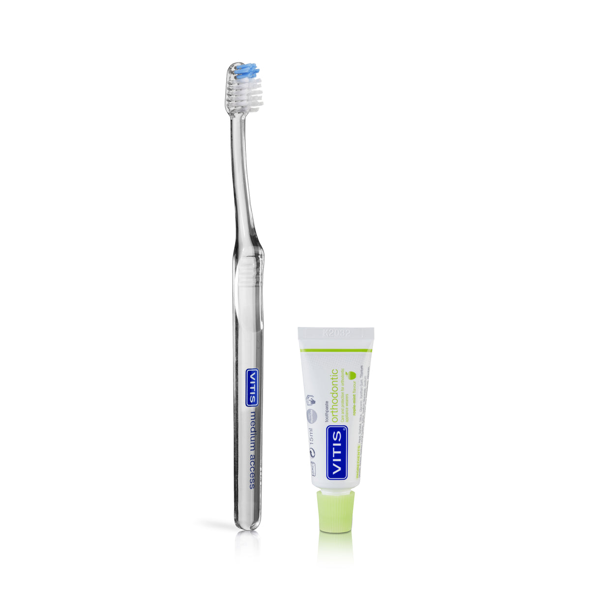 Bolt-On: VITIS Medium Toothbrush + Orthodontic Travel Toothpaste ...